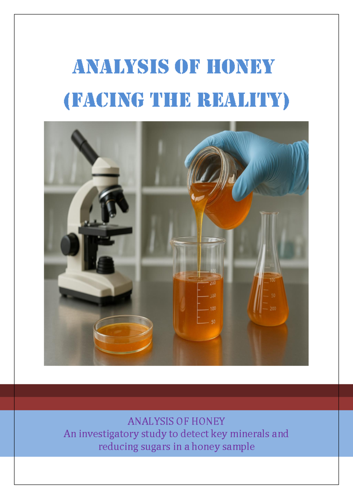 Chemistry Investigatory Project: Analysis of Honey (Minerals & Sugars ...