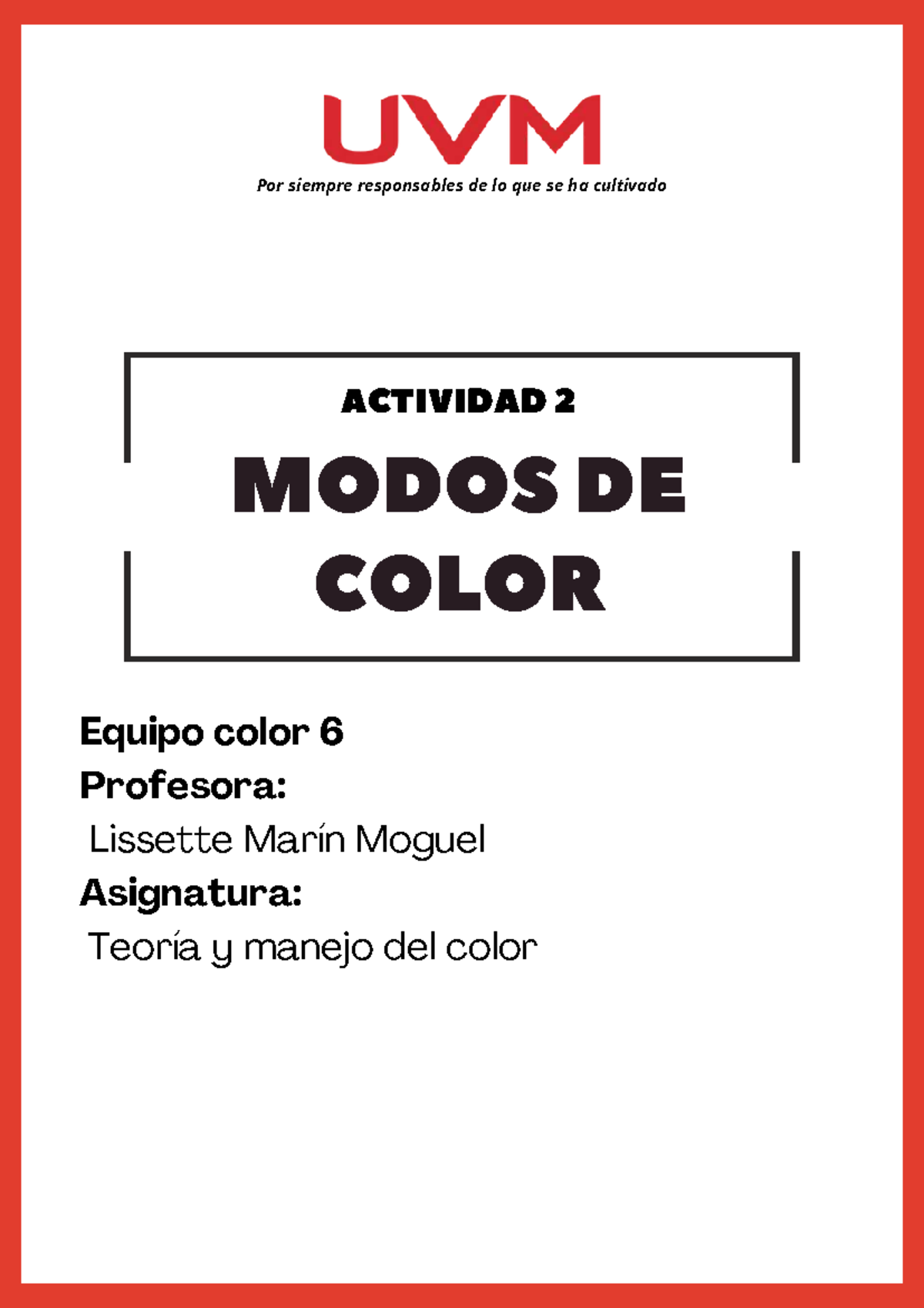 Modos de color - Actividad 2 - Teoría y manejo del color - Studocu