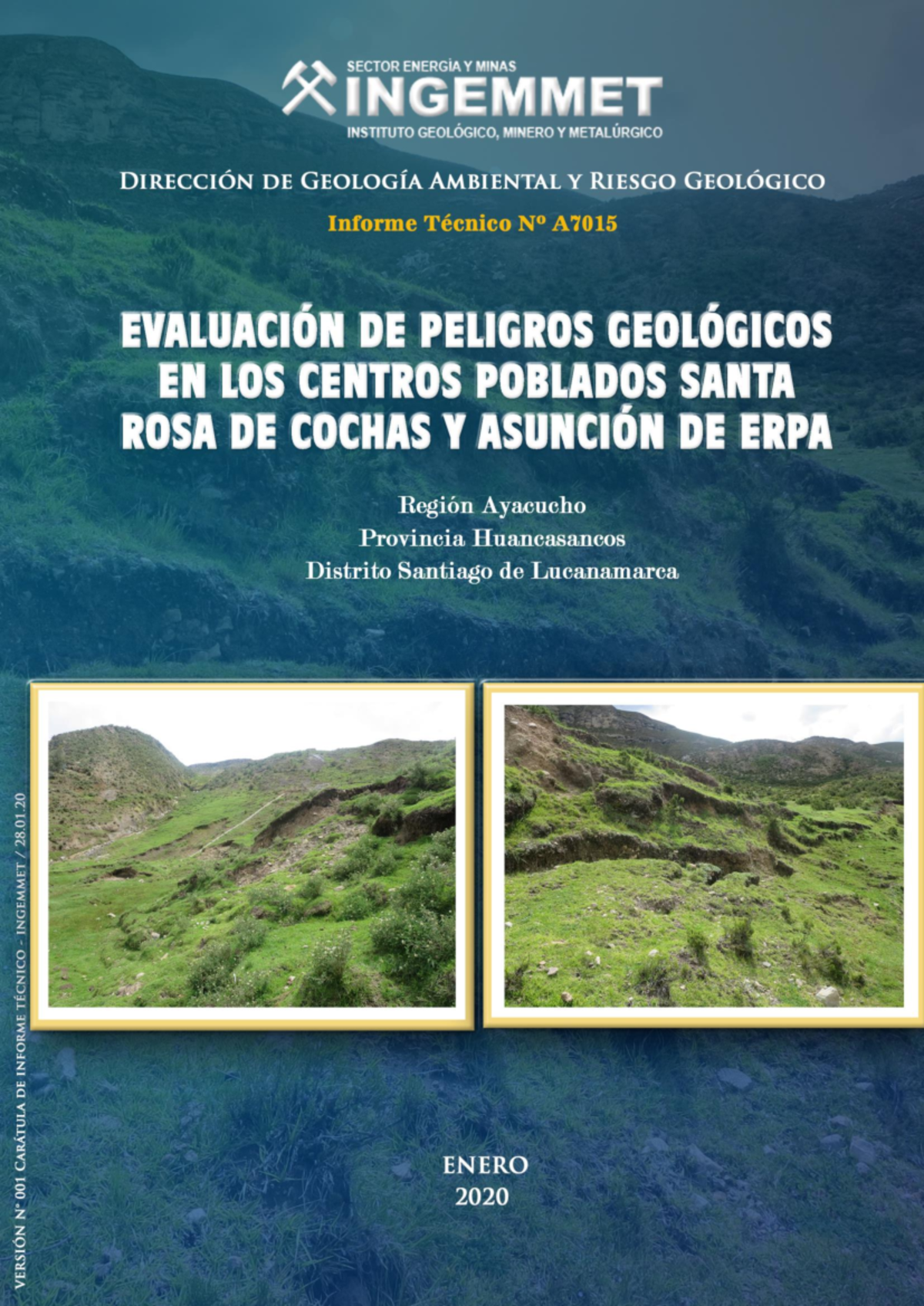 A7015-Evaluación peligros Santa Rosa Cochas-Ayacucho - EVALUACIÓN DE ...