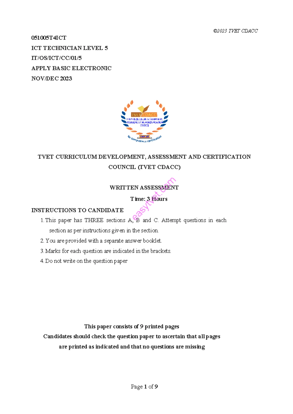 Candidate Practical Assessment: DBMS Level 5 - ICT 061005T4ICT - Studocu