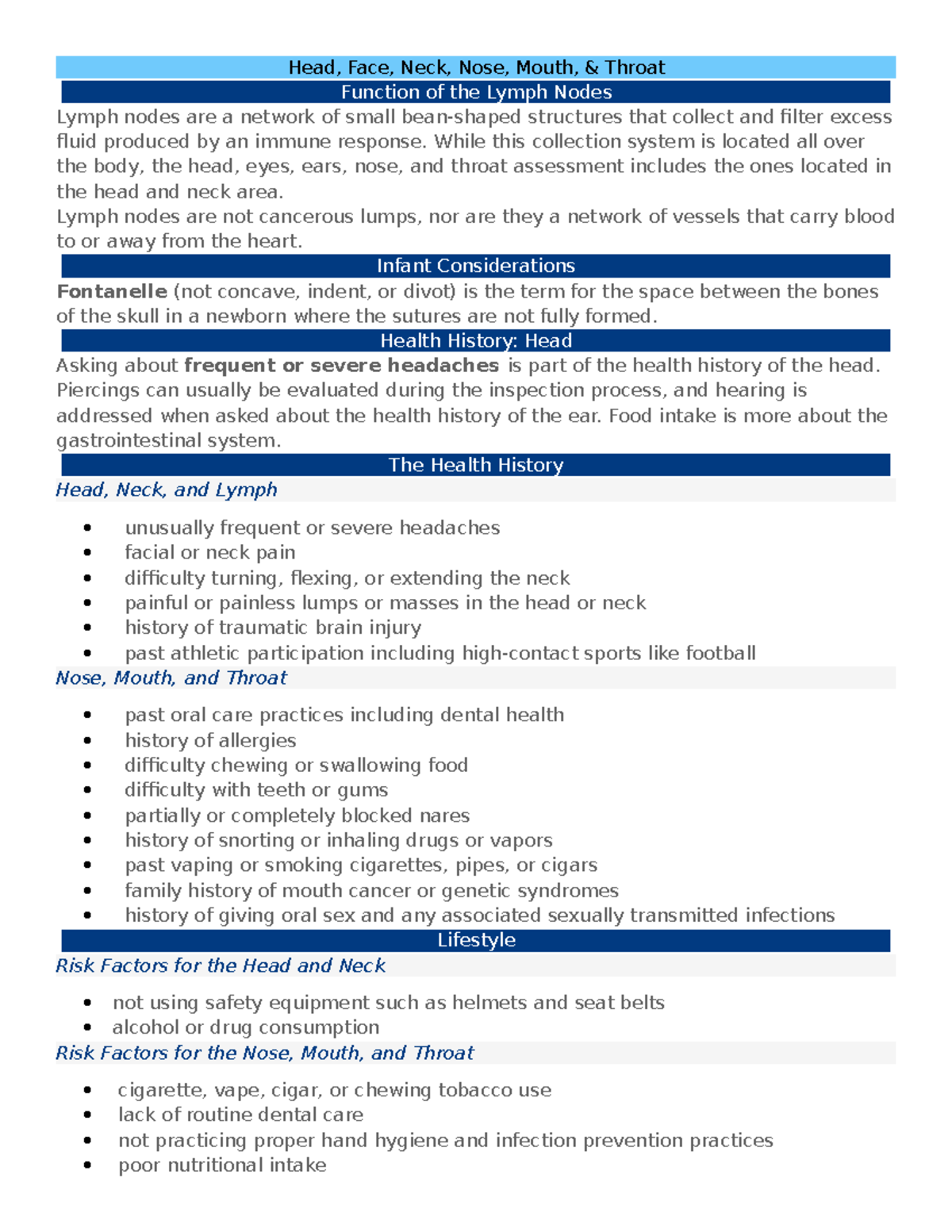 NR 302 Week 5 Heent Assessment: Key Findings and Nursing Implications ...