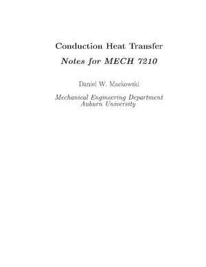 Heat Transfer - Study Notes & Assignments - Studocu
