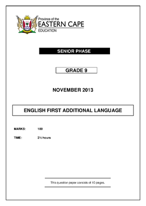 EFAL 2018 MG - will help students - SENIOR PHASE GRADE 9 NOVEMBER 2018 ...