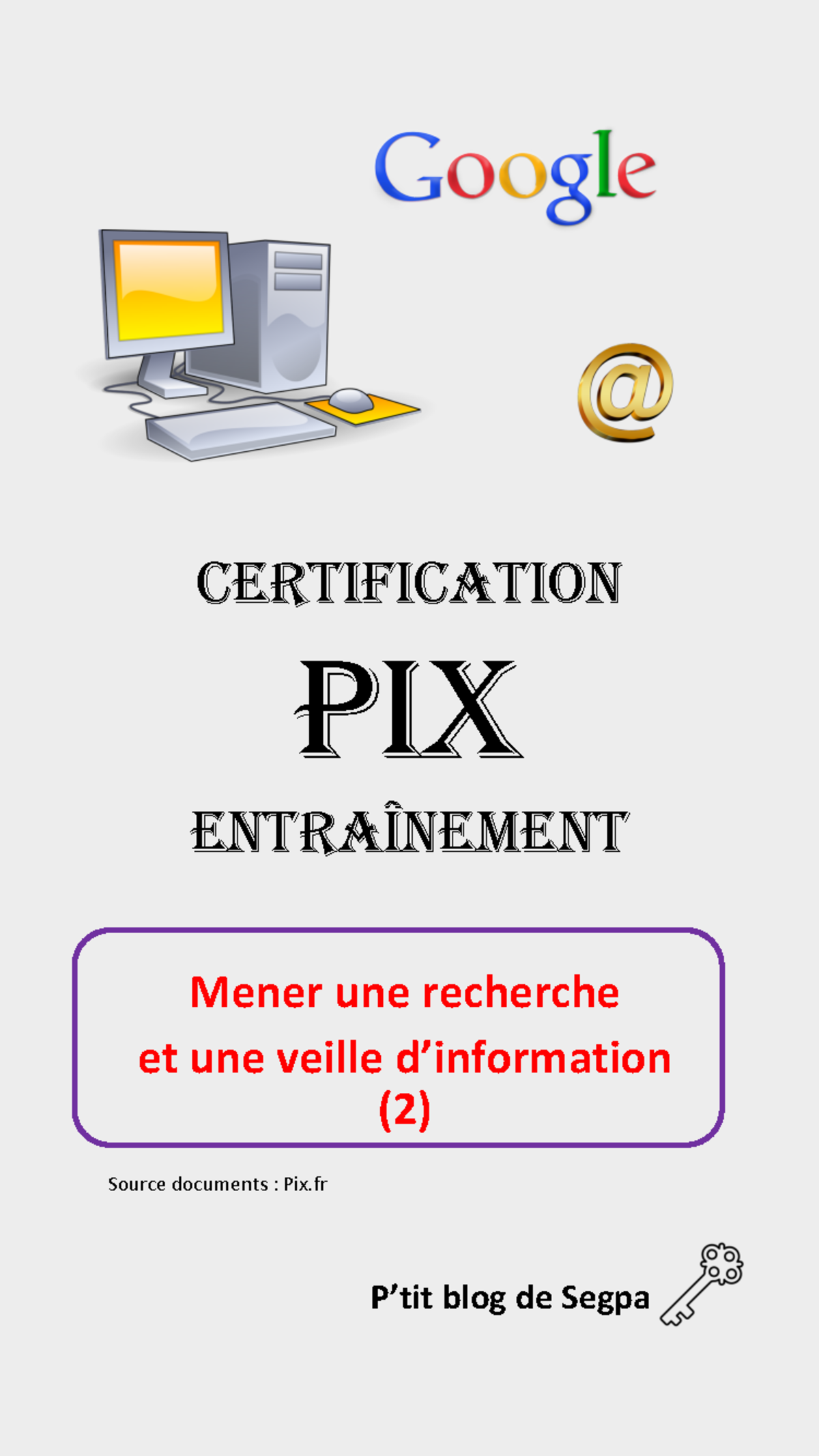 PIX Mener une Recherche et Veille d'Information - Entraînement - Studocu