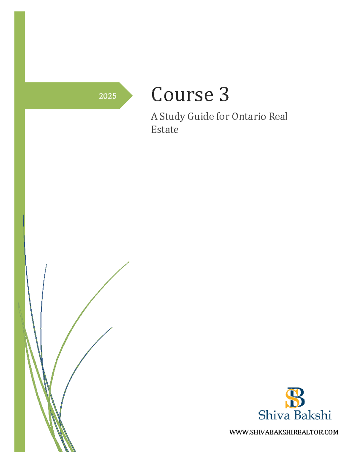 Course 3: Comprehensive Study Guide for Ontario Real Estate 2025 - Studocu