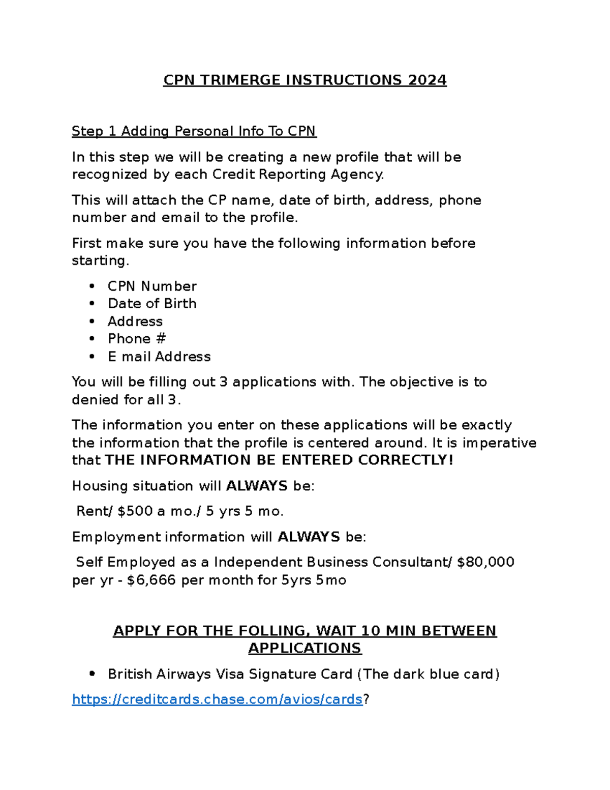 CPN Trimerge Guide 2024: Step-by-Step Instructions - Studocu