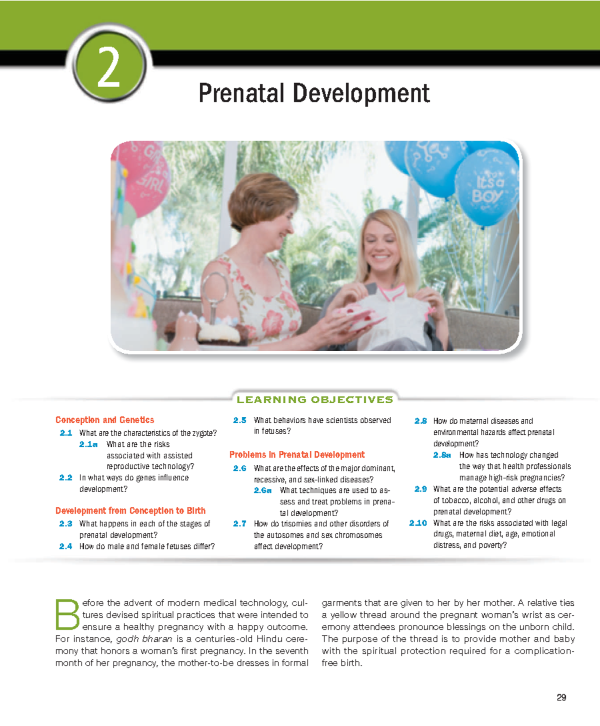 Prenatal dev - 29 2 Learning Objectives Prenatal Development 2 What ...