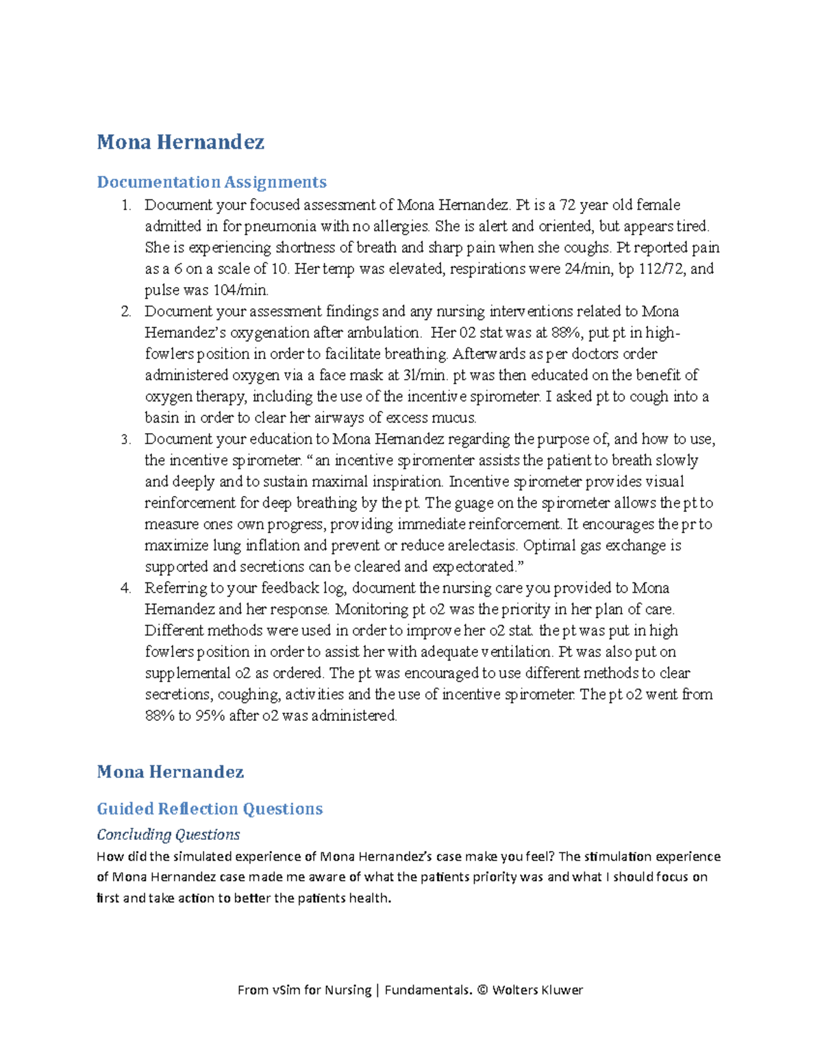 Mona Hernandez vsim - vsim - Mona Hernandez Documentation Assignments 1 ...
