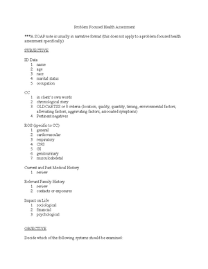 ROS and HPI - n/a - ROS and HPI C/C Initial questions: “What brings you ...