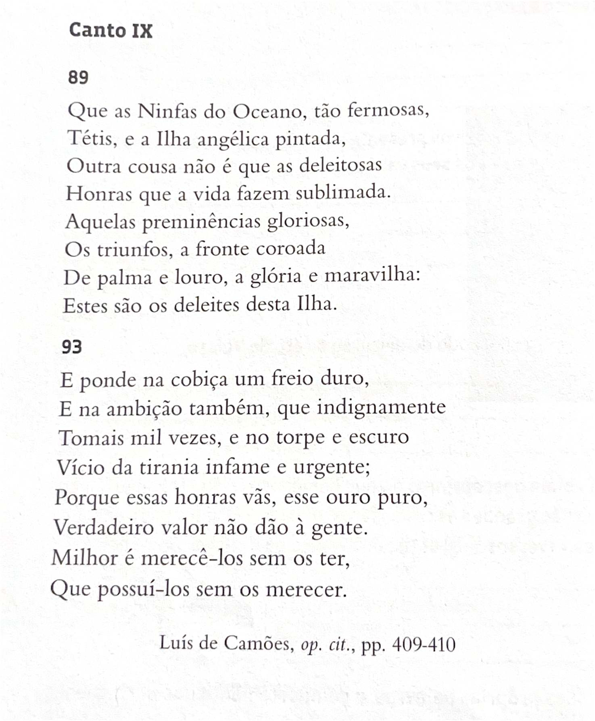 Canto IX - Análise do poema de Luís de Camões nos Lusíadas - Studocu