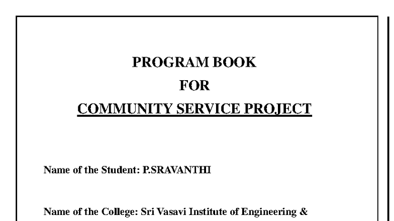 CSP Project Report: Aquaculture Community Service - B.Tech 22MQ1A4226 ...