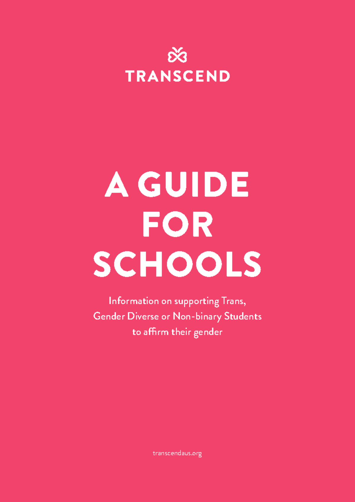A Guide for Schools: Supporting Trans and Gender Diverse Students - Studocu