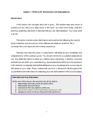 Module 5 - Soulmaking Making AND Deriving Meaning FROM ART - LESSON 5 ...