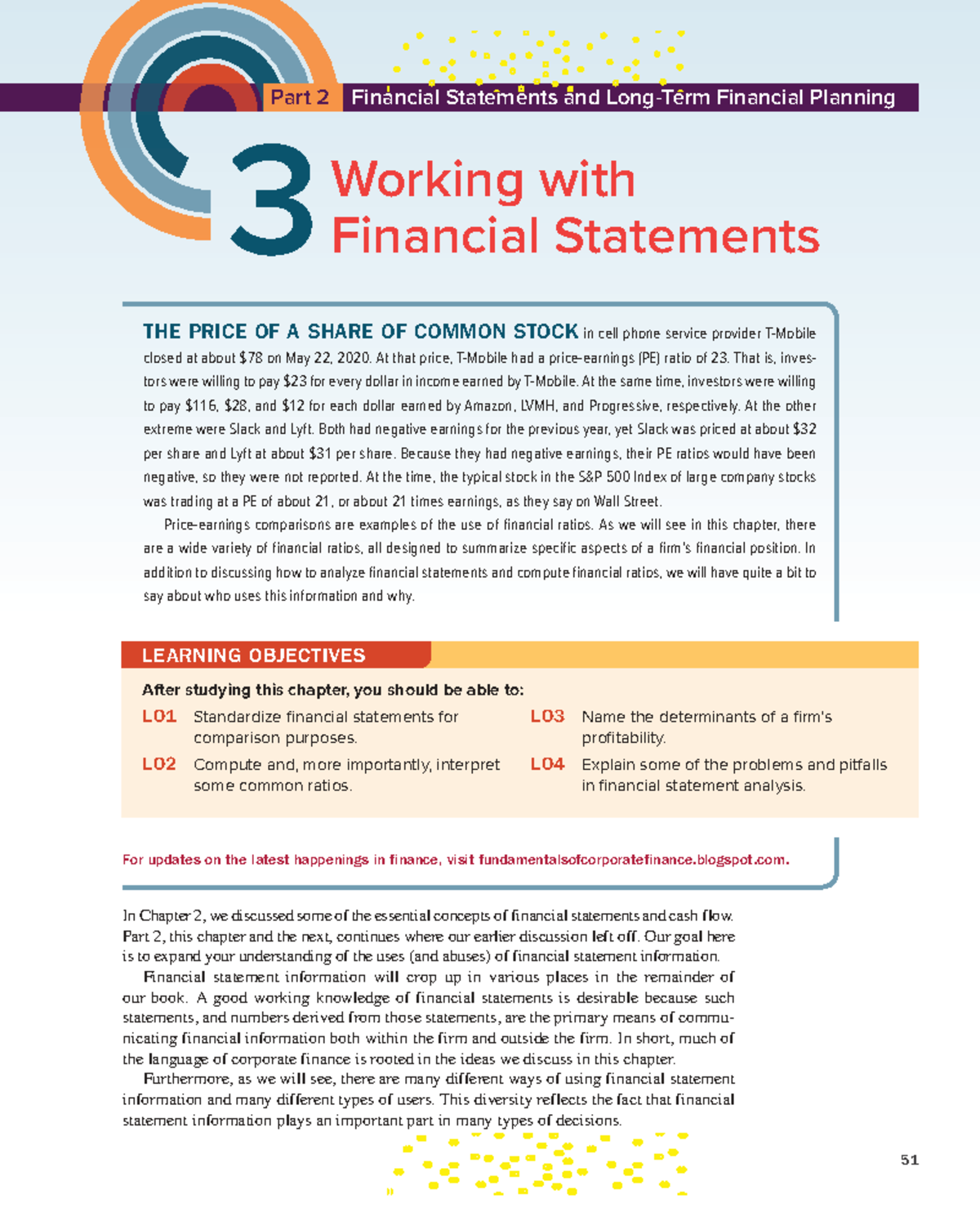 Financial Statements & Planning: Analyzing PE Ratios & Cash Flow - Studocu