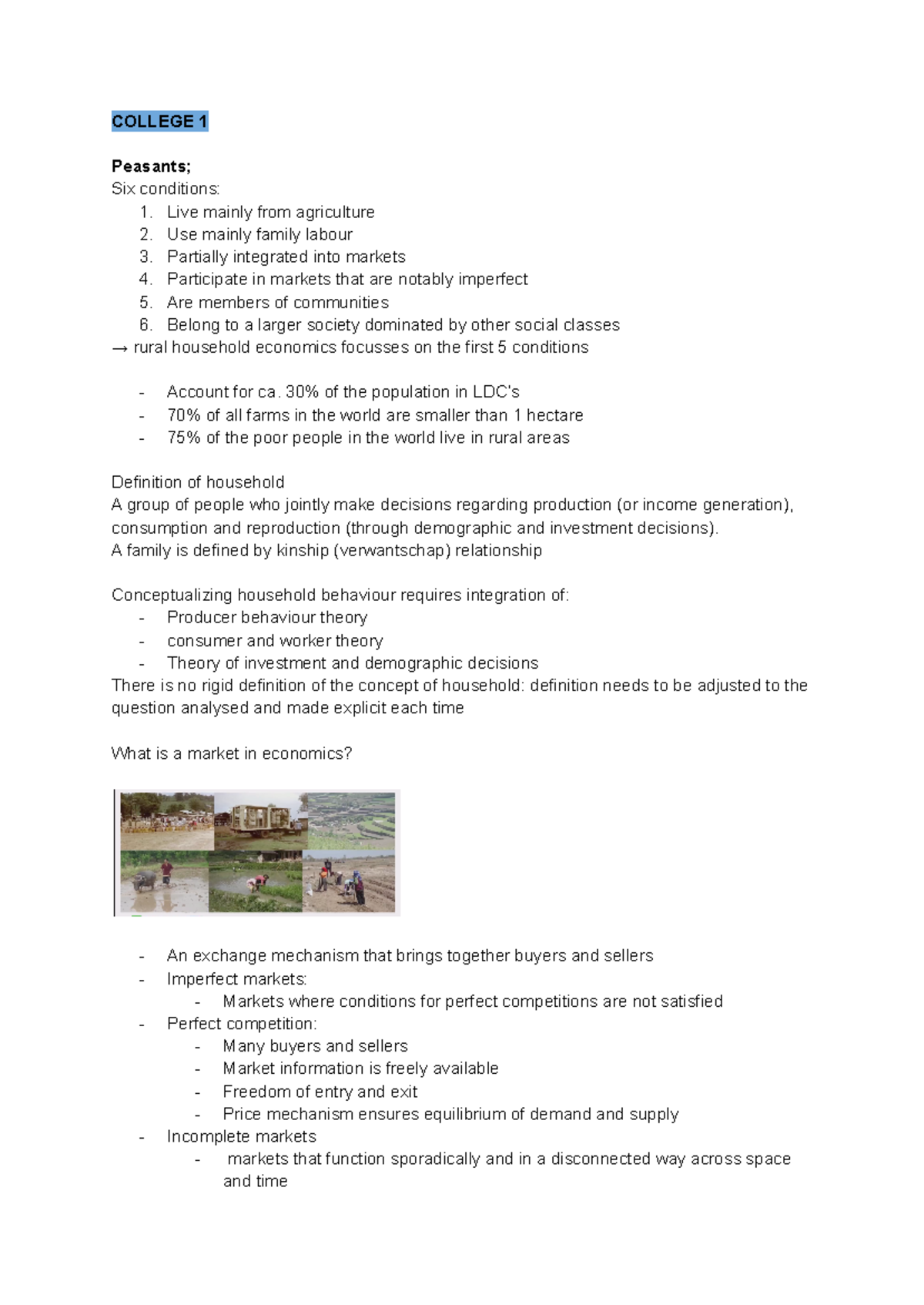 DEC20306 - Rural Households & Livelihood Strategies Overview for ...