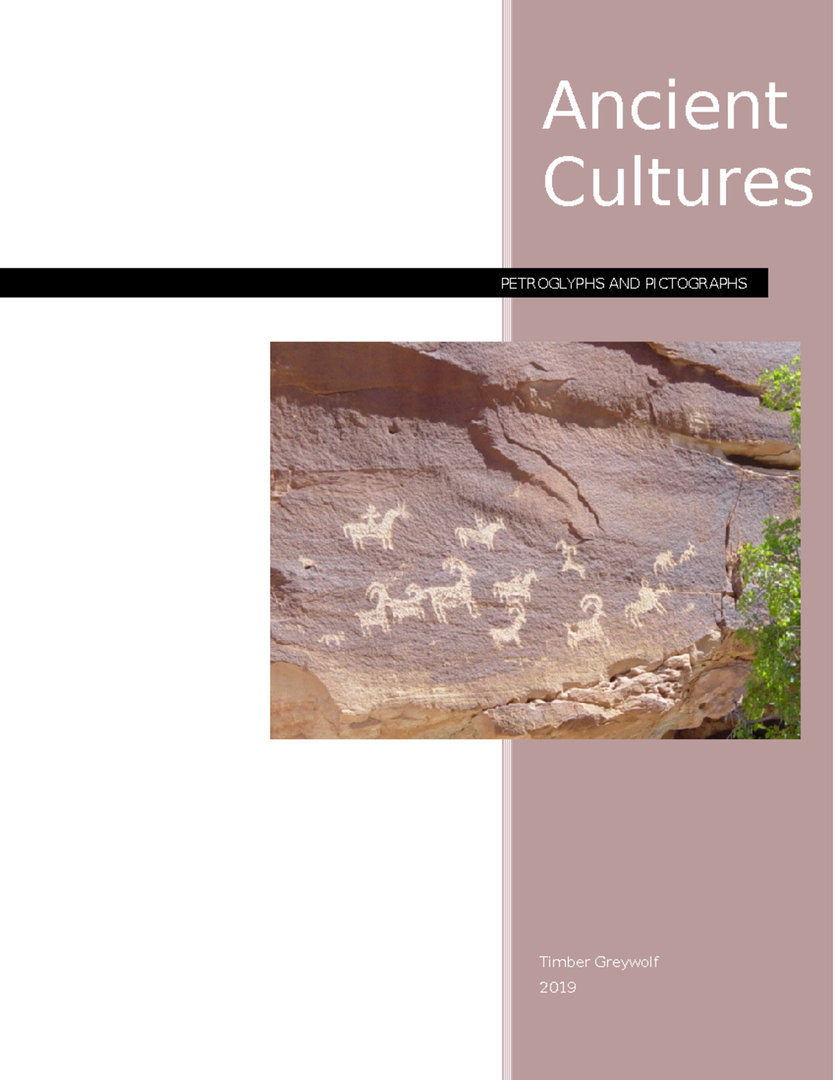 Ancient Cultures: Petroglyphs and Pictographs Overview (2019) - Studocu