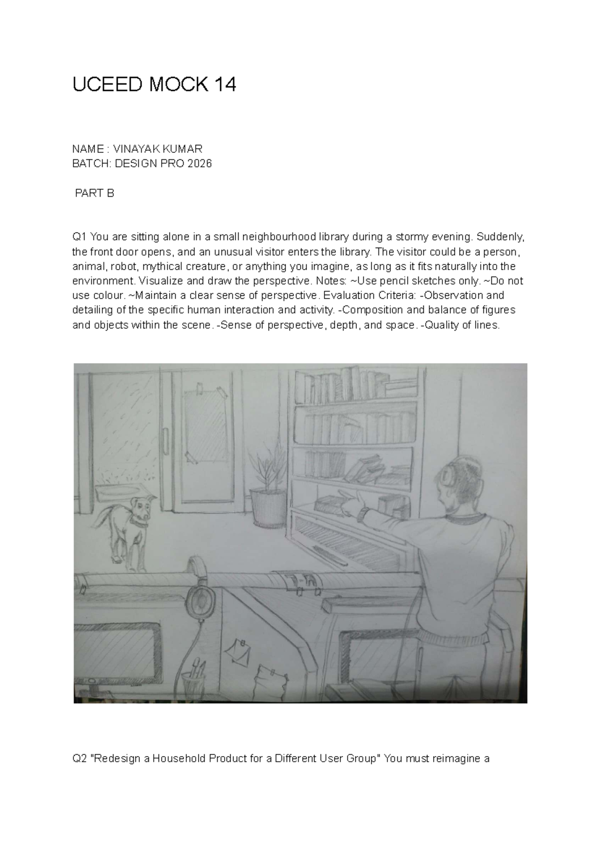 UCEED MOCK 14: DESIGN PRO PART B - Creative Visualization ...