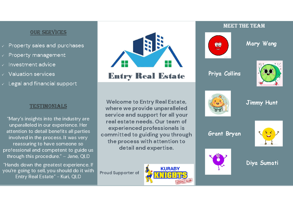 Agency Marketing Overview for Entry Real Estate - Studocu