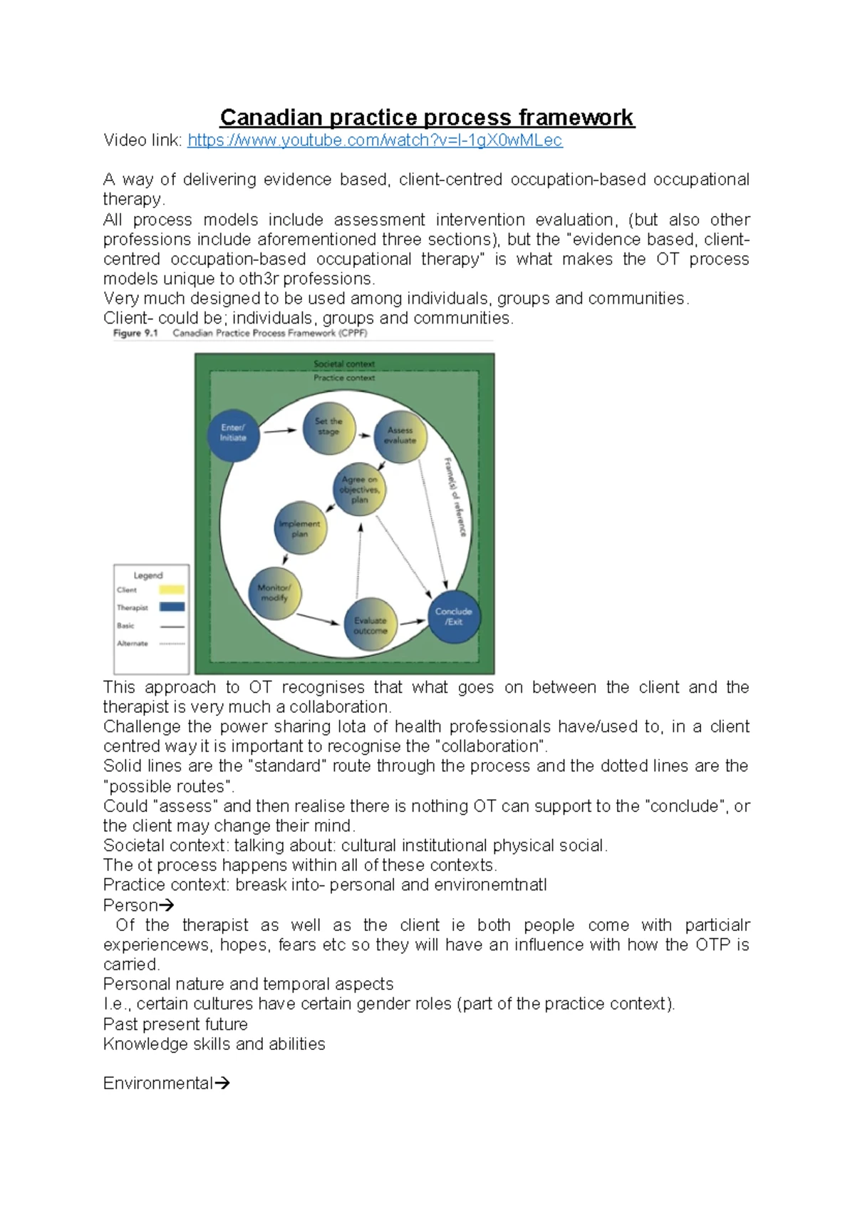 RCOT professional standards for OT practice conduct and ethics v3 ...