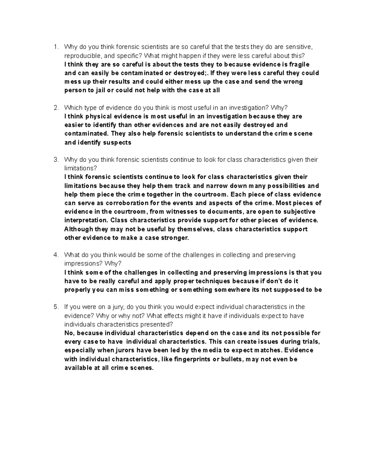 Forensic Science: Importance of Sensitivity & Specificity in Evidence ...