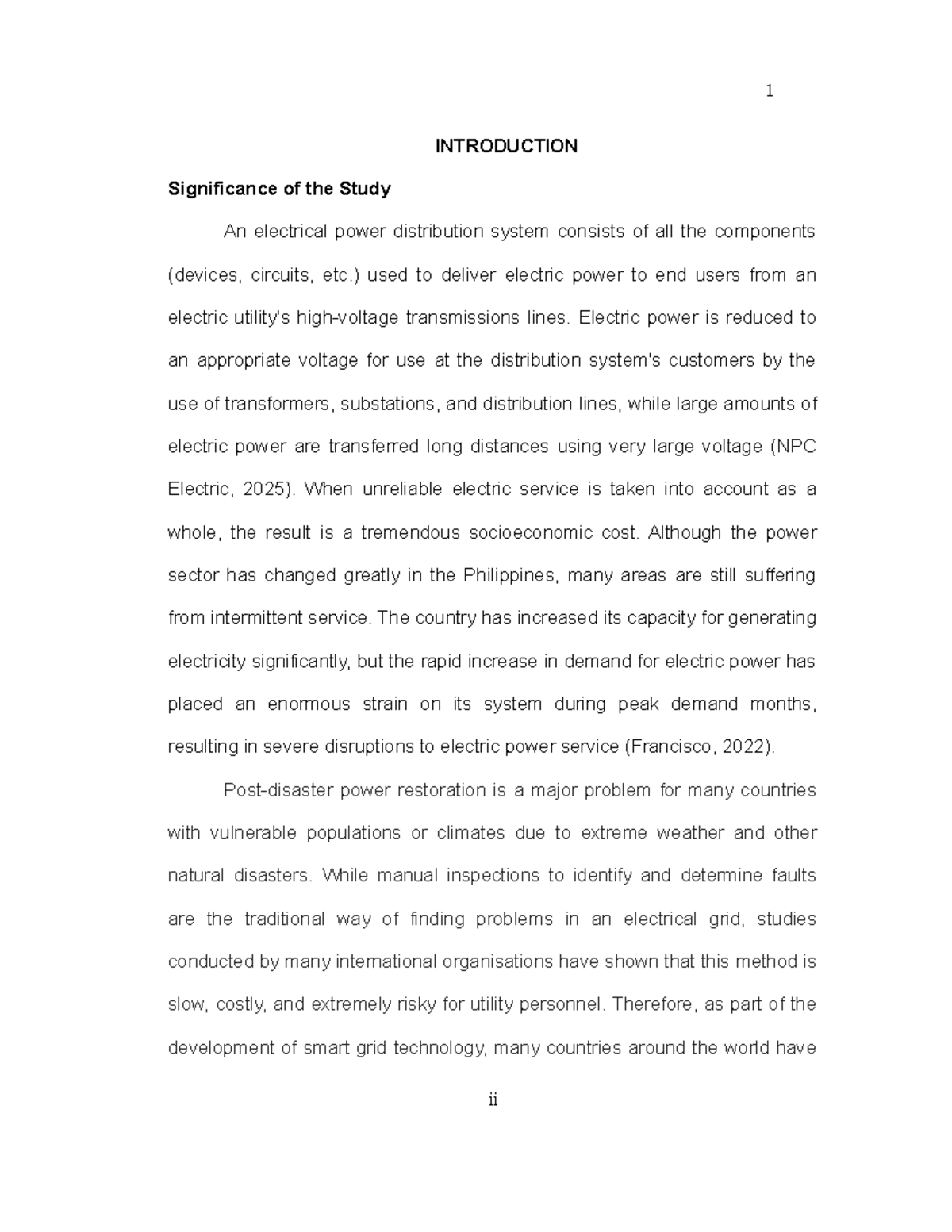 Chapter 1: Introduction to Rapid Fault Detection in Power Distribution ...
