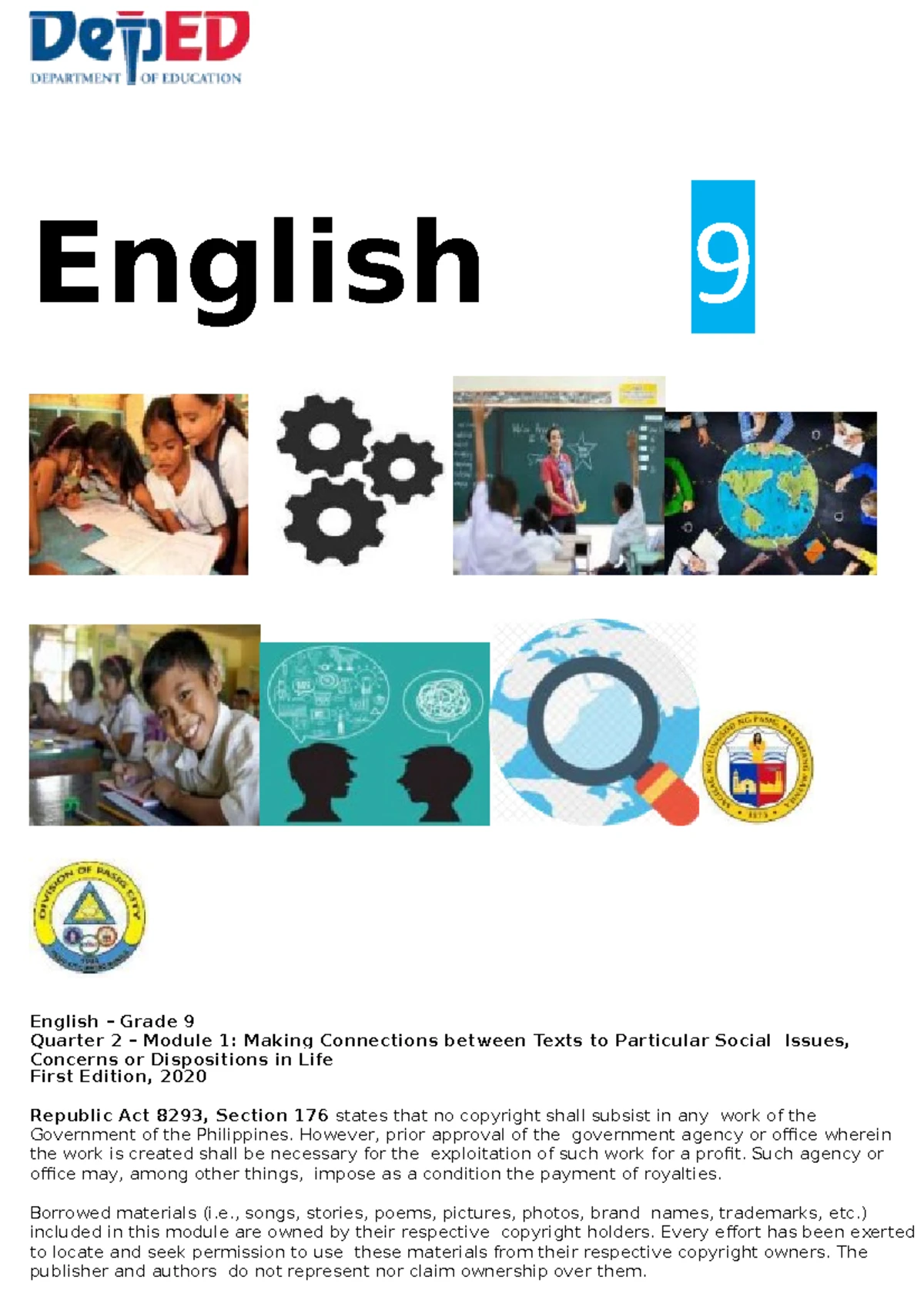 English 9 - Q2 - M2 - English English – Grade 9 Quarter 2 – Module 2 ...
