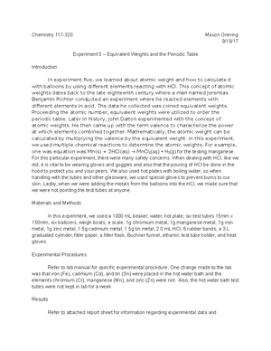 Module 10 Post-lab Workbook F23 revised V 2 - Ideal Gas Law Constant ...