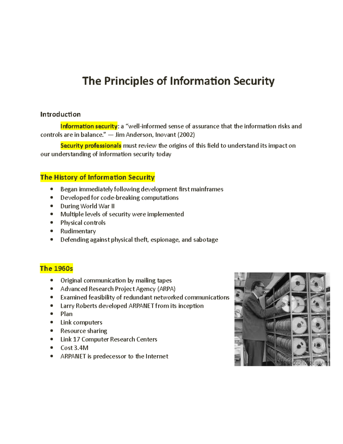 The Principles of Information Security - The Principles of Information ...