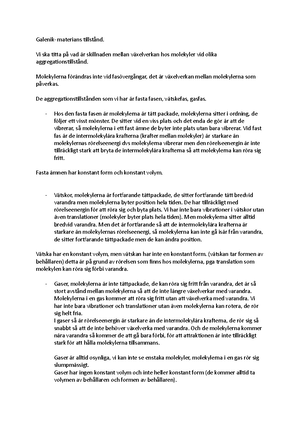 Lösningars egenskaper - Lösningar – en lösning är en homogen blandning ...