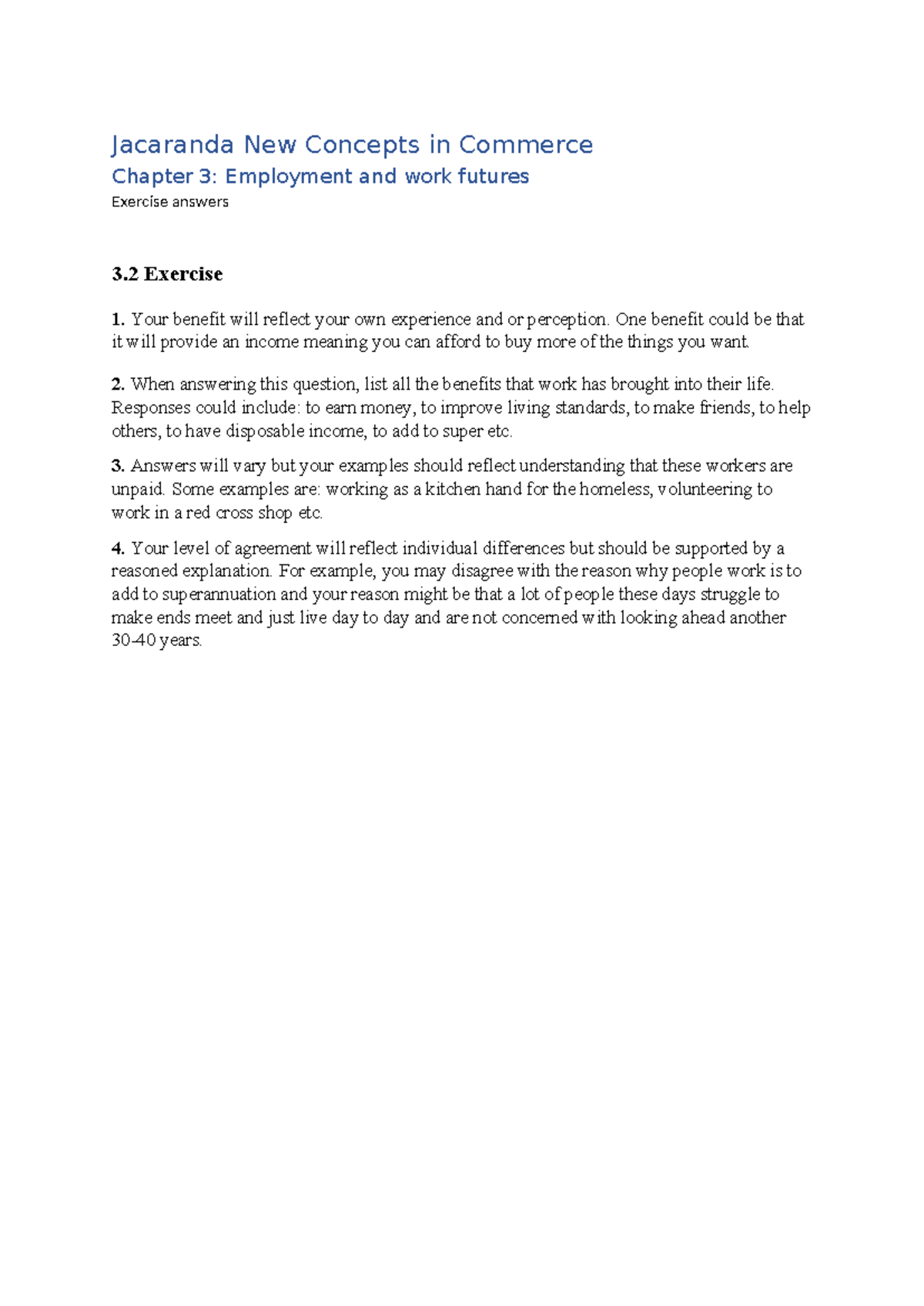 Jacaranda New Concepts in Commerce - Employment & Work Futures ...