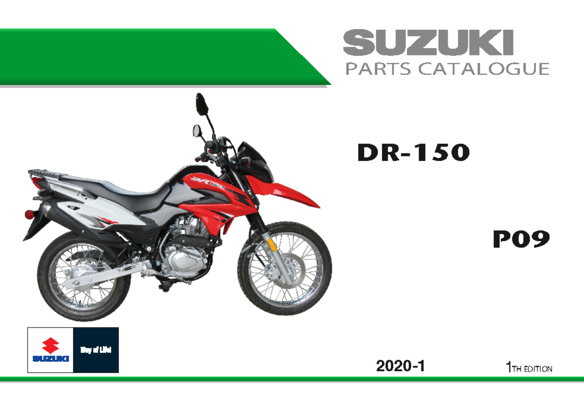 DR150 - Parts Catalogue for Motorcycle Model DR150 - Studocu
