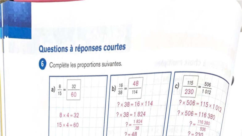 Corrigé des Questions à Réponses Courtes - Chapitre 2, Sommets 2 Sec ...