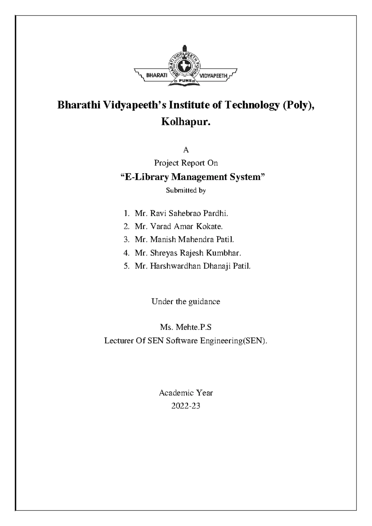 313304 - Object Oriented Programming Using C++ - To ensure that the Diploma level Technical ...