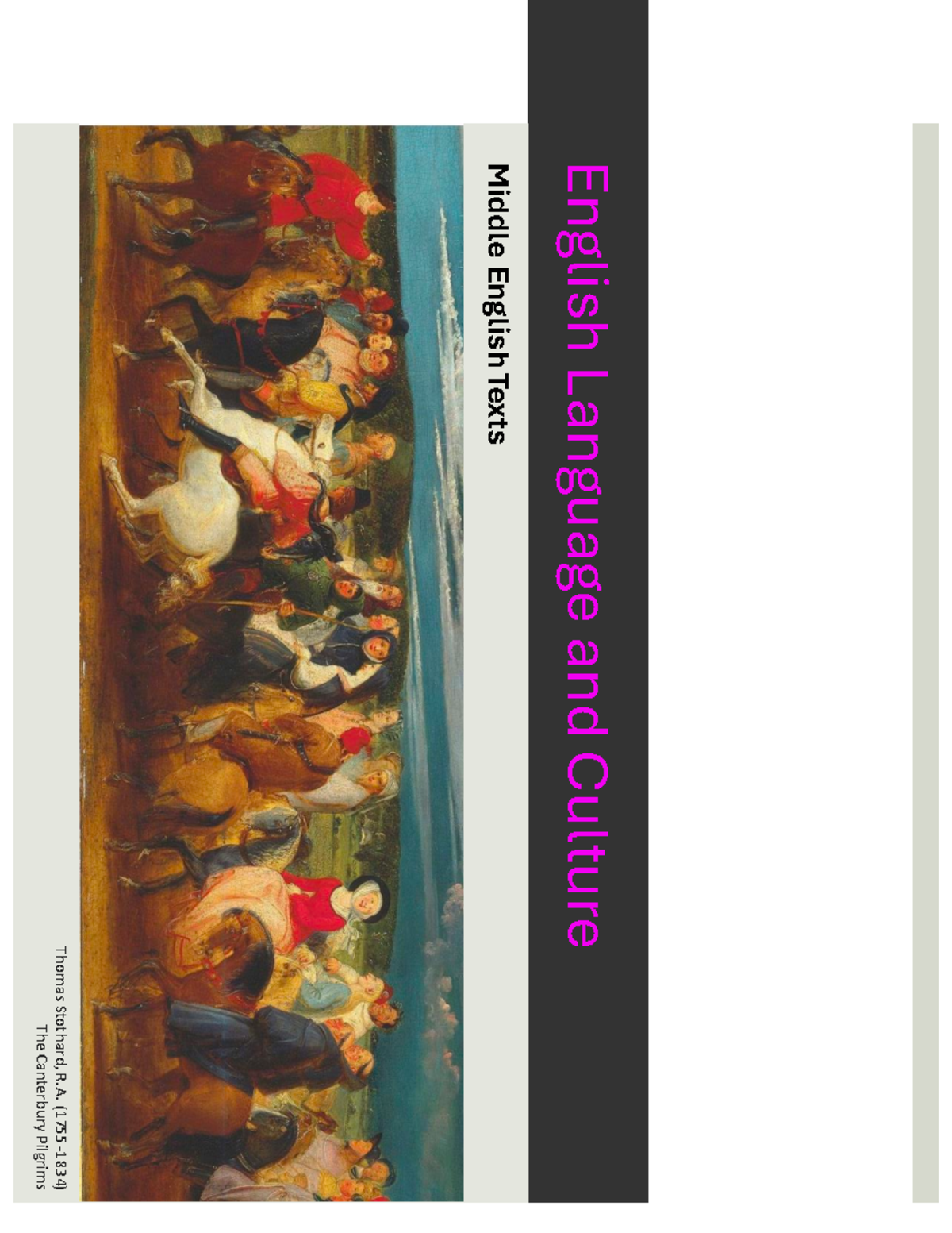 Class 6 - An Introduction to The Canterbury Tales (English Language ...