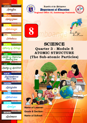 SCI8-Q3- Module 3 - Science Quarter 3 - Module 3: Atoms - Inside Out 8 ...
