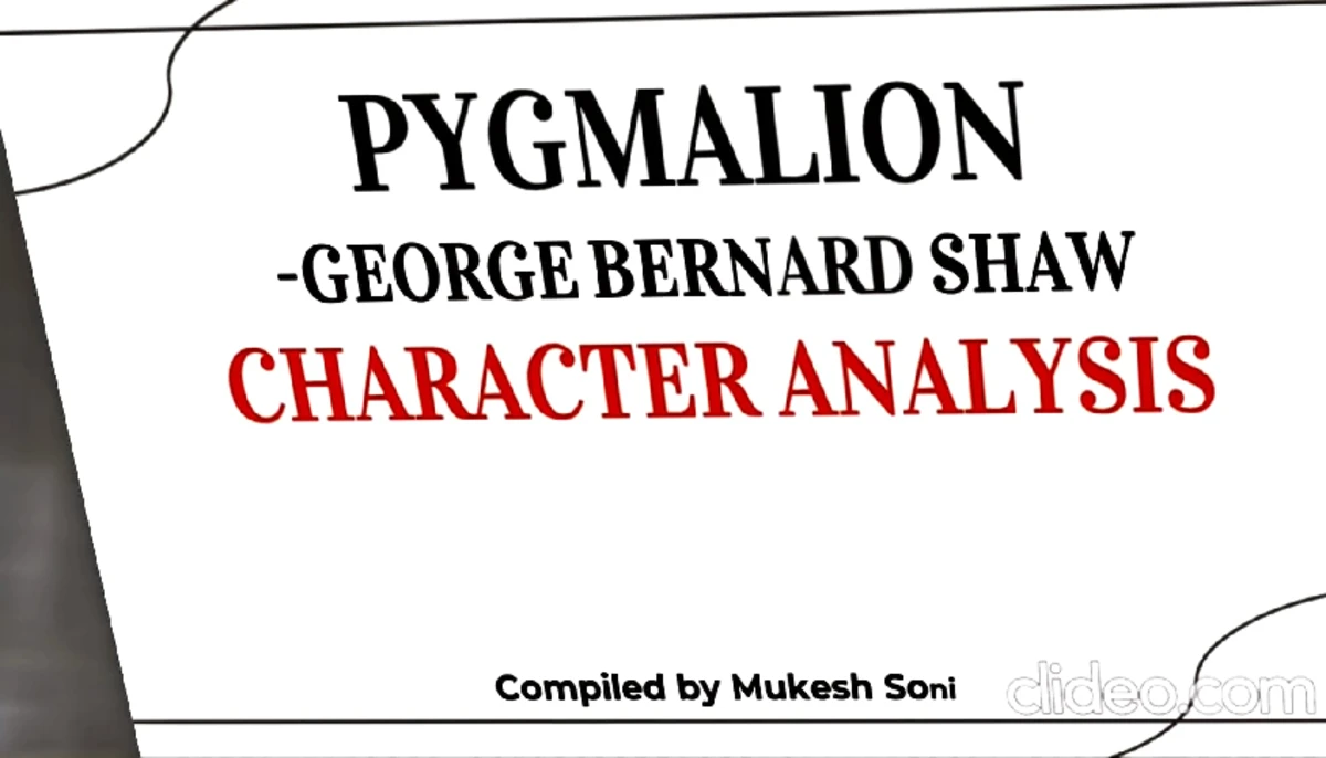 Pygmaaalion - Study material - YGM GEORGE BERNARD SHAW Pygmalion ...