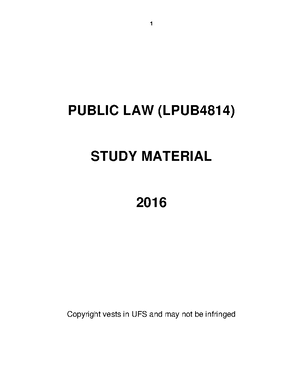 State Liability Act 20 of 1957: Overview and Recent Amendments - Studocu