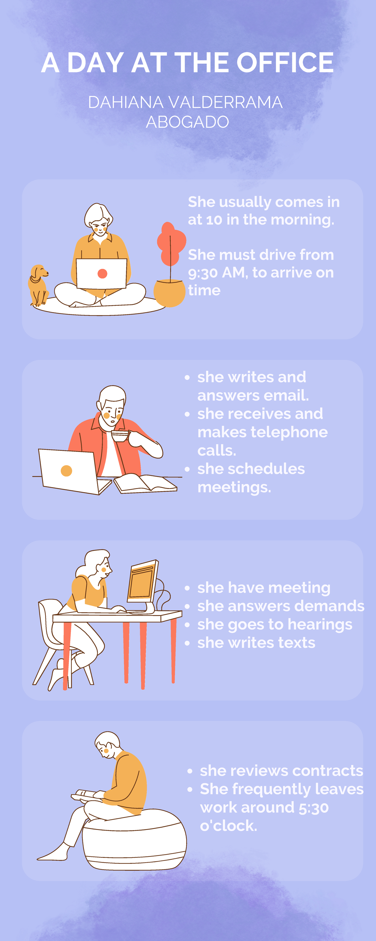 A DAY AT THE Office - Trabajo de actividades - Ingles - A DAY AT THE ...