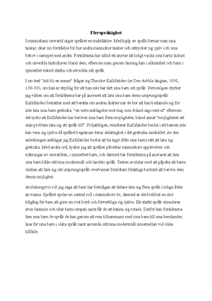 1 Utredande text Språkbruk och maktförhållanden - Utredande text ...