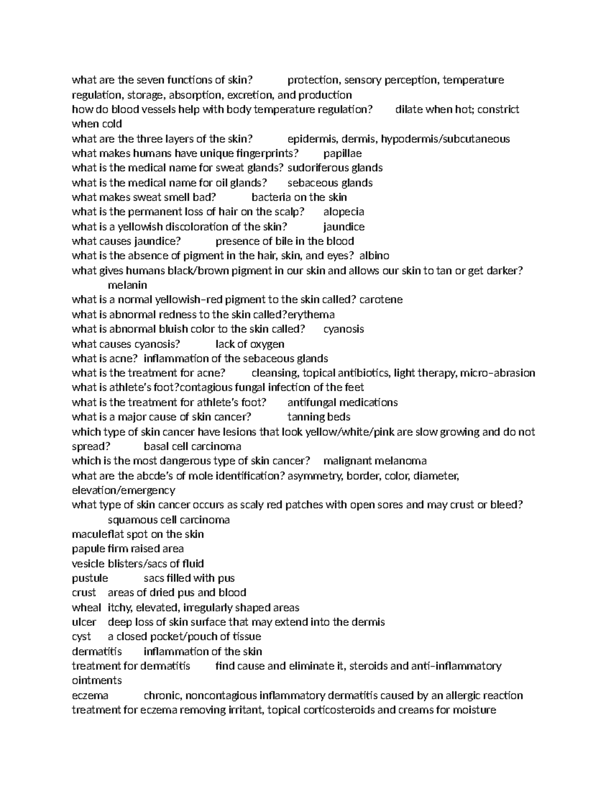 Integumentary System Study Guide: Functions, Disorders, & Treatments ...