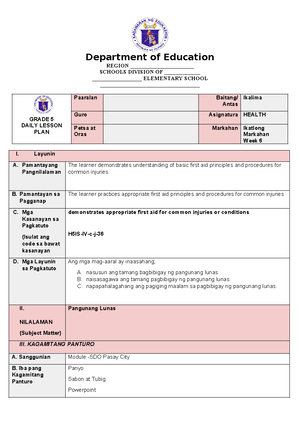 Lesson Plan: Visualizing Multiplication (Grade 3, Math) - Studocu