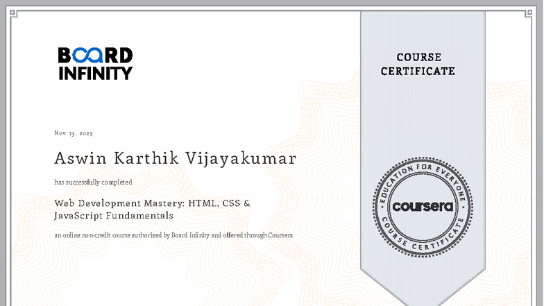 Web Development Mastery: HTML, CSS, JS Fundamentals - RA2311003050416 - Studocu