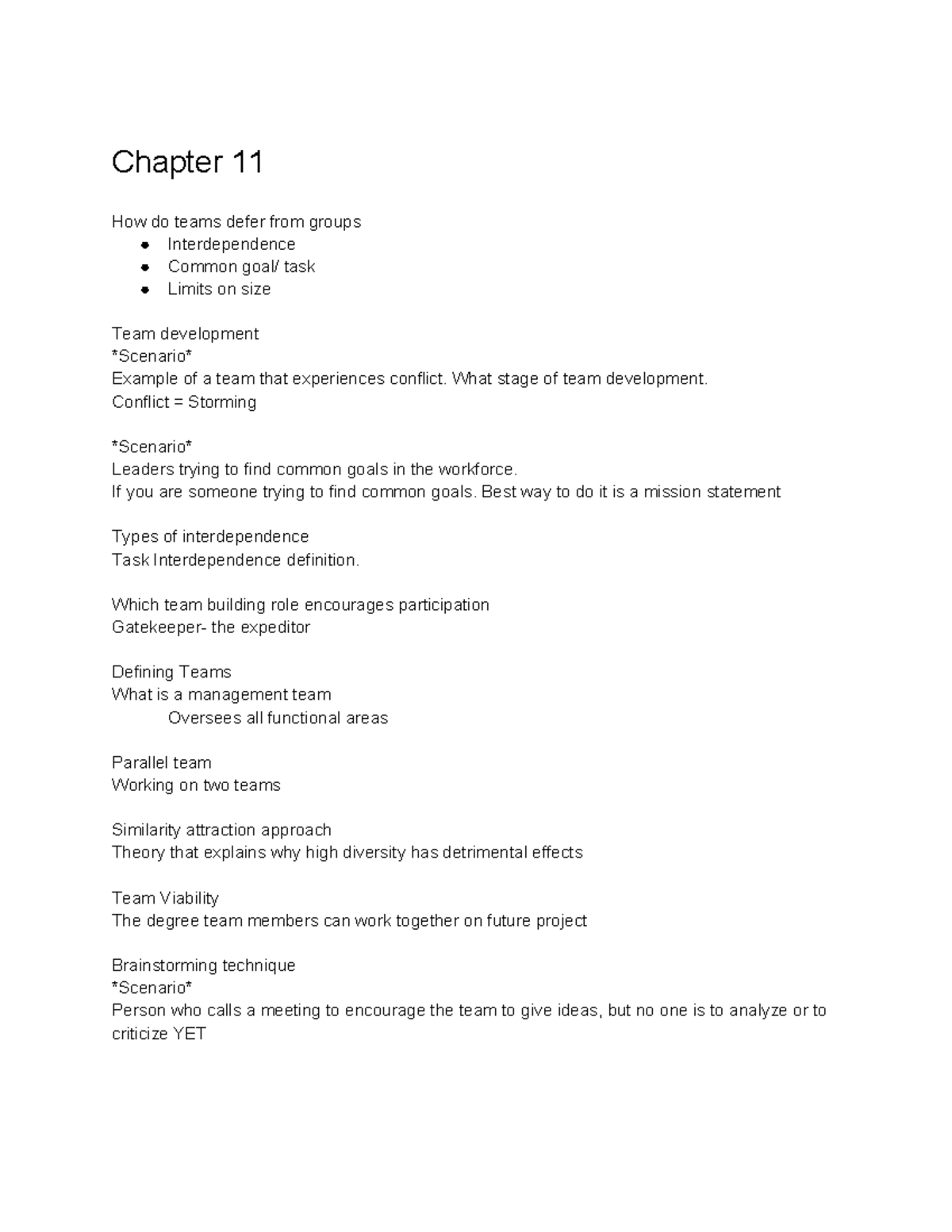 Exam 3 review: Team dynamics, leadership styles, and organizational ...