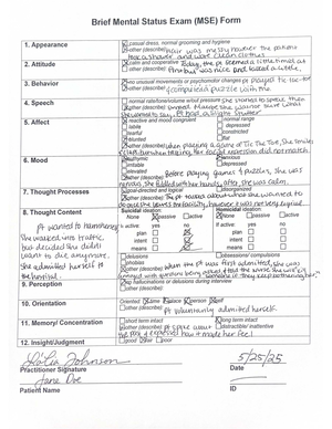 SBAR Assignment: Clinical Assessment of Mr. Gale's Psychosis - Studocu