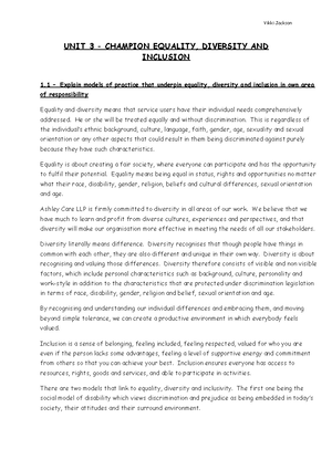 [Solved] Evaluate own knowledge and performance using standards and - Diploma in Health and ...