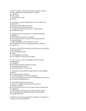 Cxc csec it p2 2022 june - Information Technology - Studocu