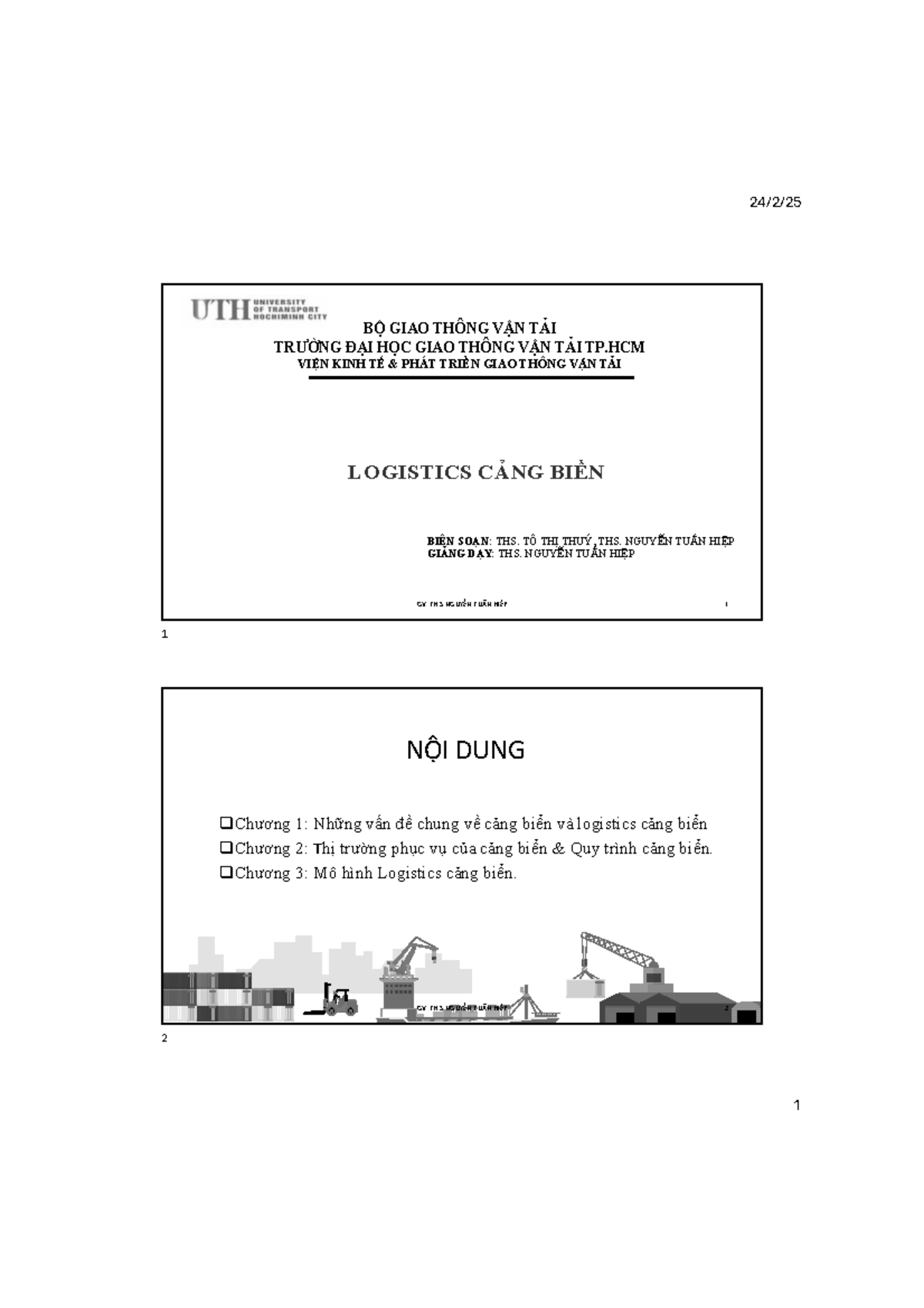 BG Logistics Cảng Biển: Tổng Quan và Tình Hình Phát Triển 2023 - Studocu