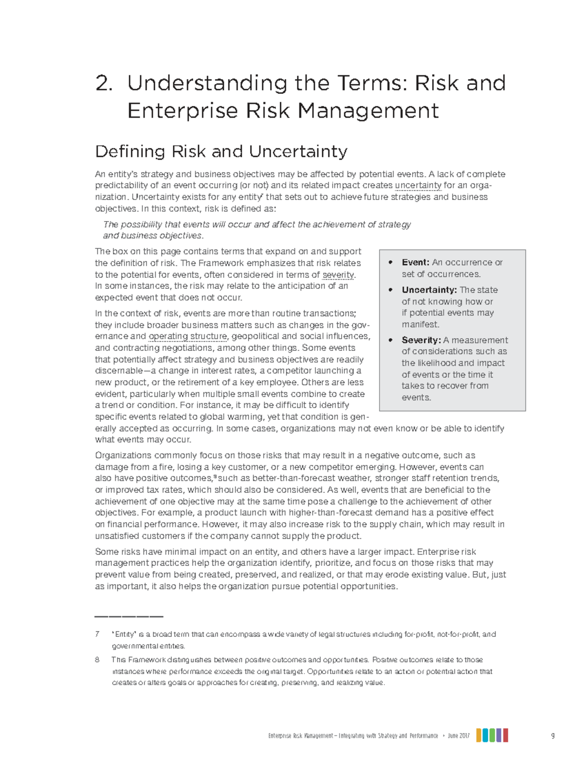 ERM C2 - Lecture Notes on Risk and Enterprise Risk Management - Studocu