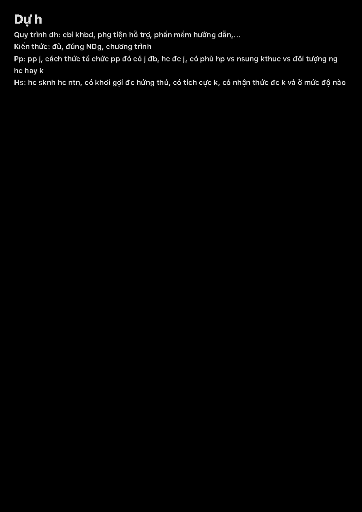 Dự h - Hduuf - Toán 2 - SPKT - Dự h Quy trình dh: cbi khbd, phg tiện hỗ ...
