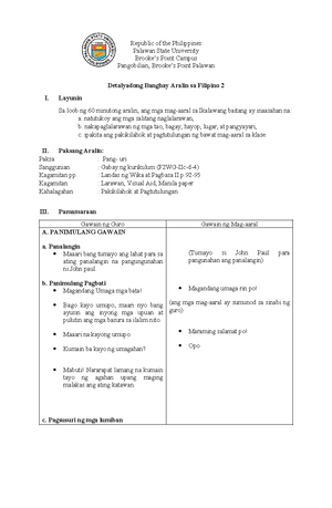 Detailed Lesson Plan in English for Grade 3 DLP 1st Sem - Studocu